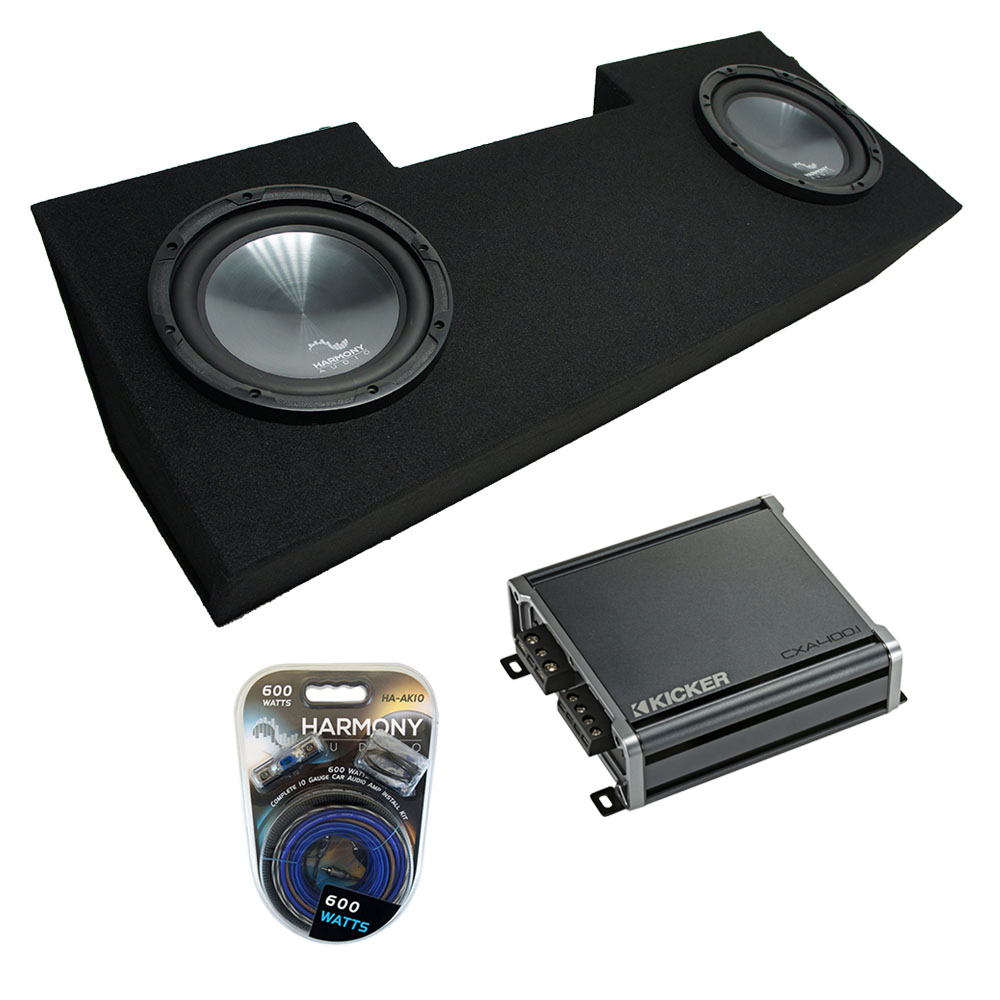 82-92 Pontiac Firebird Coupe Harmony R104 Dual 10" Sub Box Enclosure ...