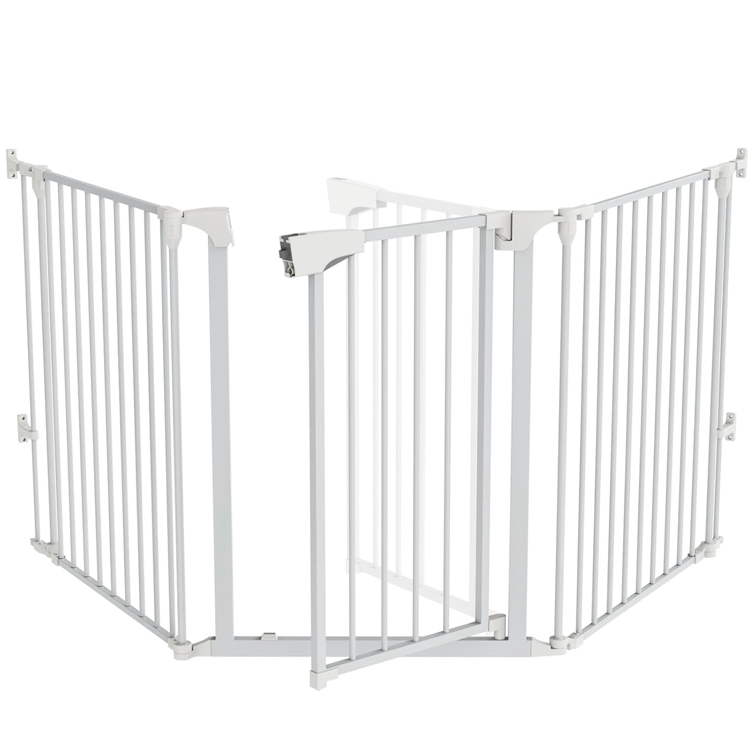 shuswen 82-Inch Versatile Metal Baby/Pet Safety Gate, Configurable ...