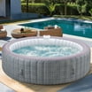 Seizeen 6-Person Inflatable Hot Tub, Portable Spa with 130 Jets, 240gal ...