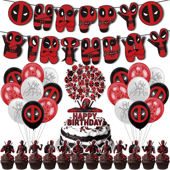 Deadpool Birthday Cake