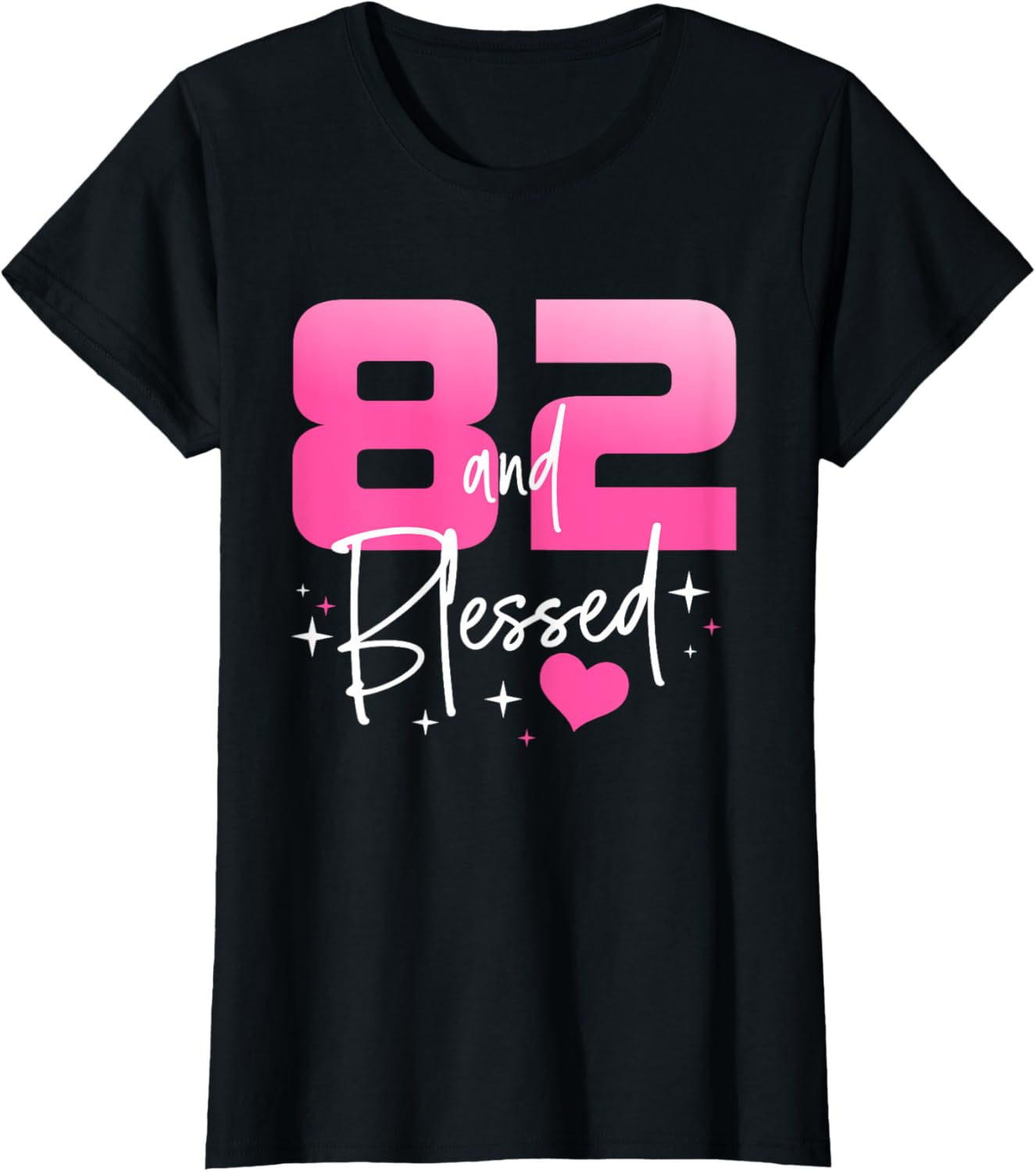 82 and Blessed Chapter 82 Year Old Gifts 82nd Birthday Gifts T-Shirt ...