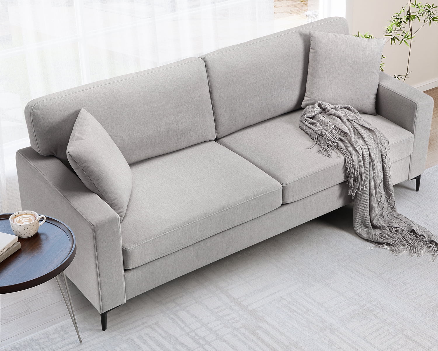 82 inch Sofa, Comfy Sofa Couch, Oversized Sofa, 3 Seater Sofa Modern ...