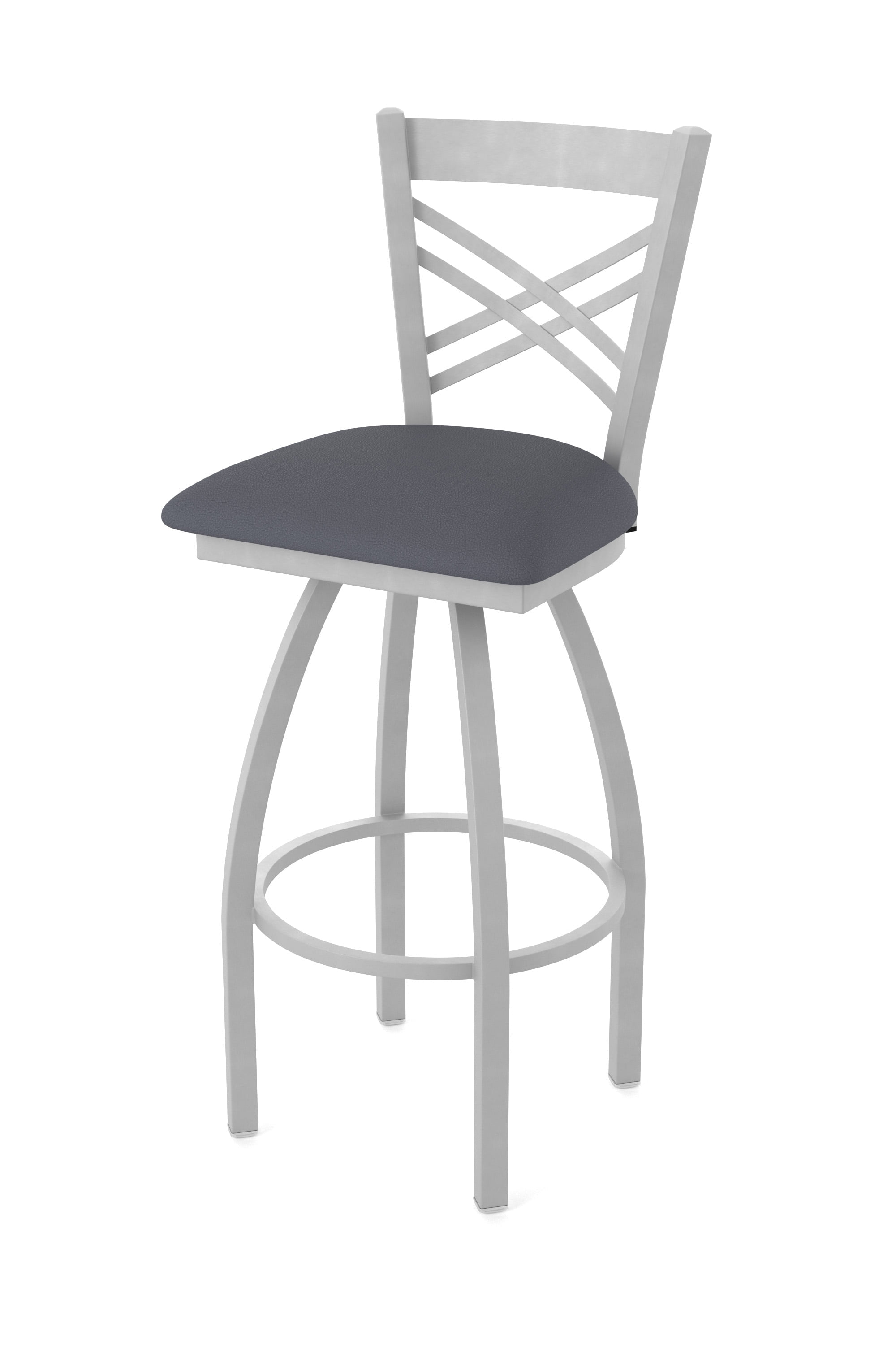 820 Catalina 36" Swivel Bar Stool with Anodized Nickel Finish and ...