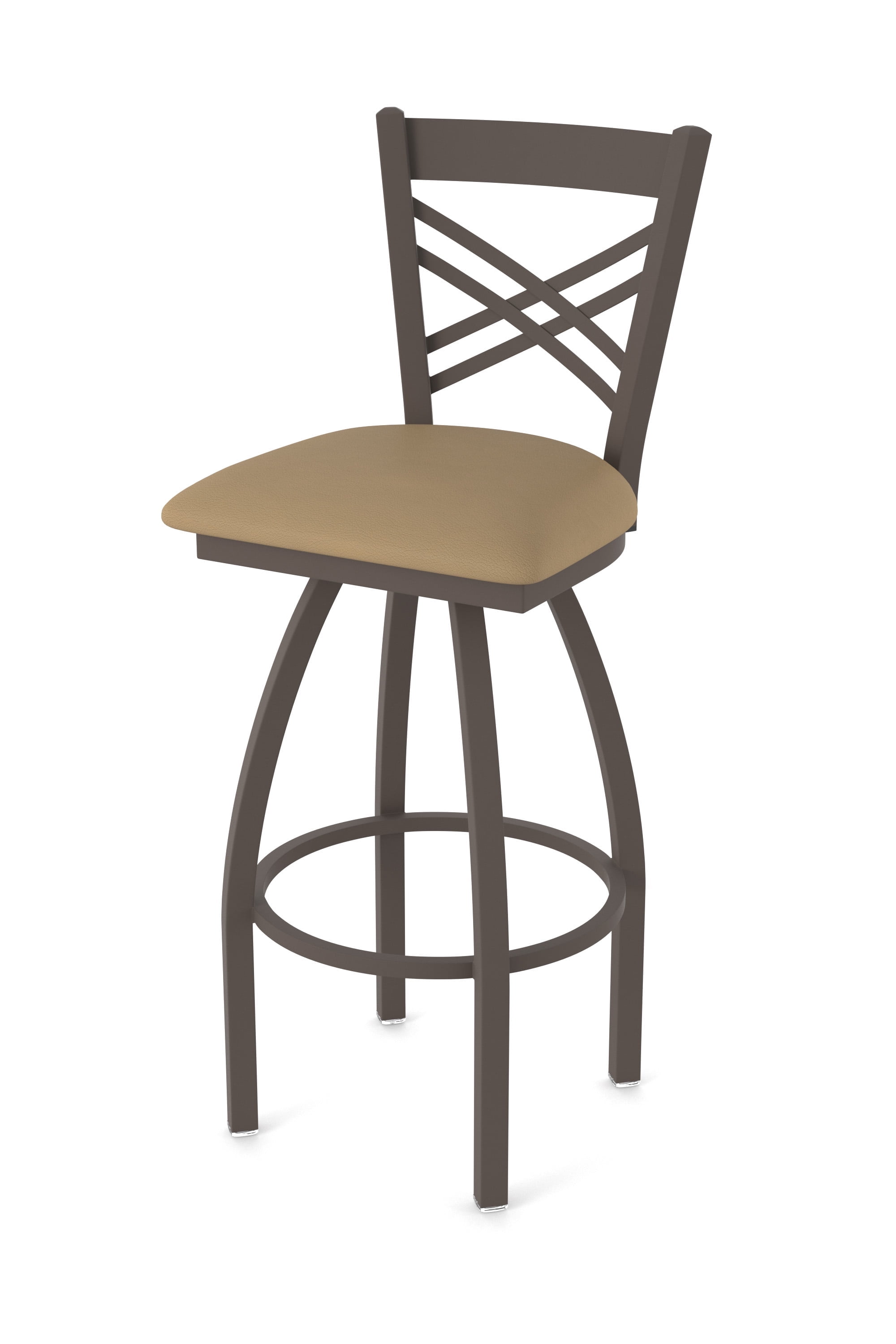 820 Catalina 36" Swivel Bar Stool with Bronze Finish and Canter Sand ...