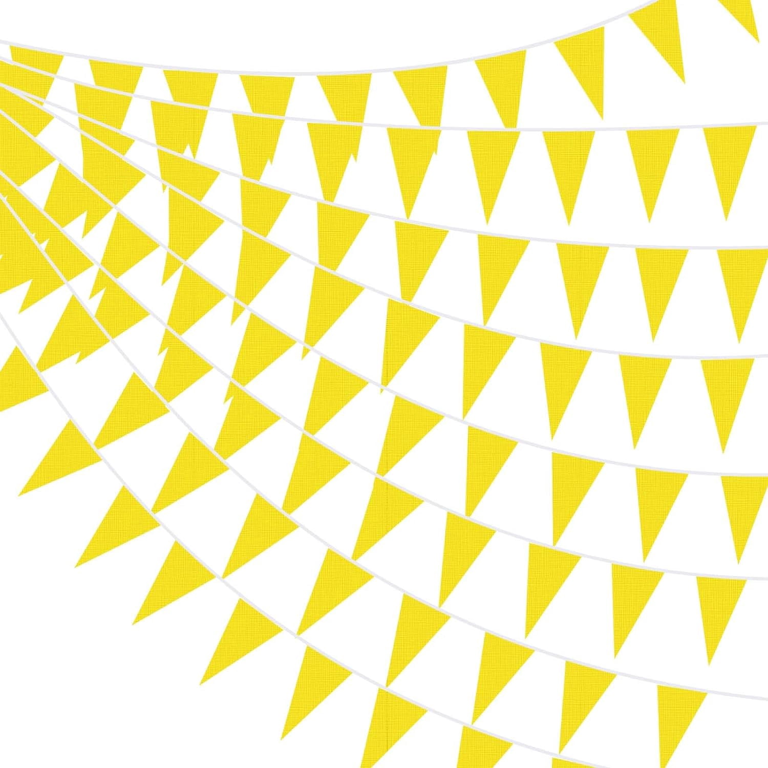 820 ft 500 Pcs Pennant Banner Flag String Hanging Triangle Bunting Flag ...
