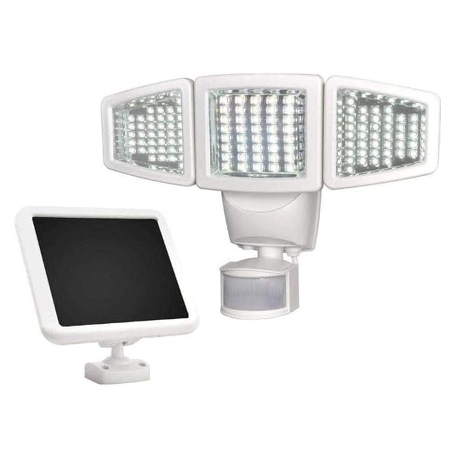 82123 120-LED Triple Head Solar Light, 1000 Lumen Super Bright, 30 ...
