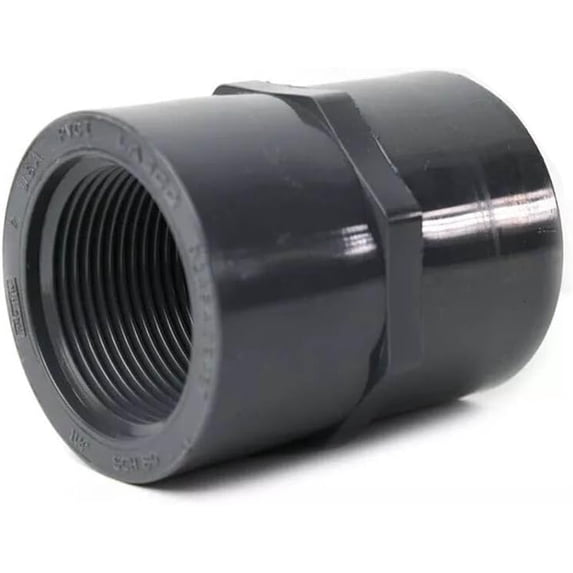 8213772 1-1/2 Inch Threaded x Threaded PVC Coupling SCH 80 Replacement ...
