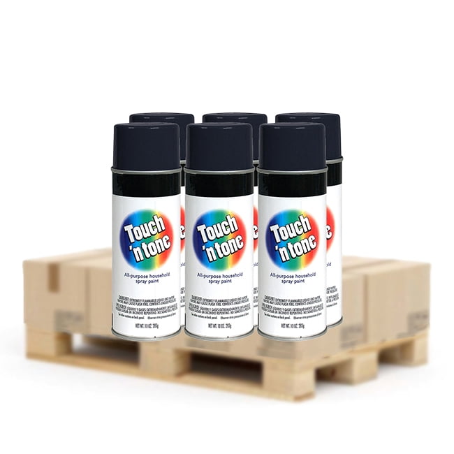 822-Pack of 10 oz Rust-Oleum 55275830 Black Touch’n Tone General ...