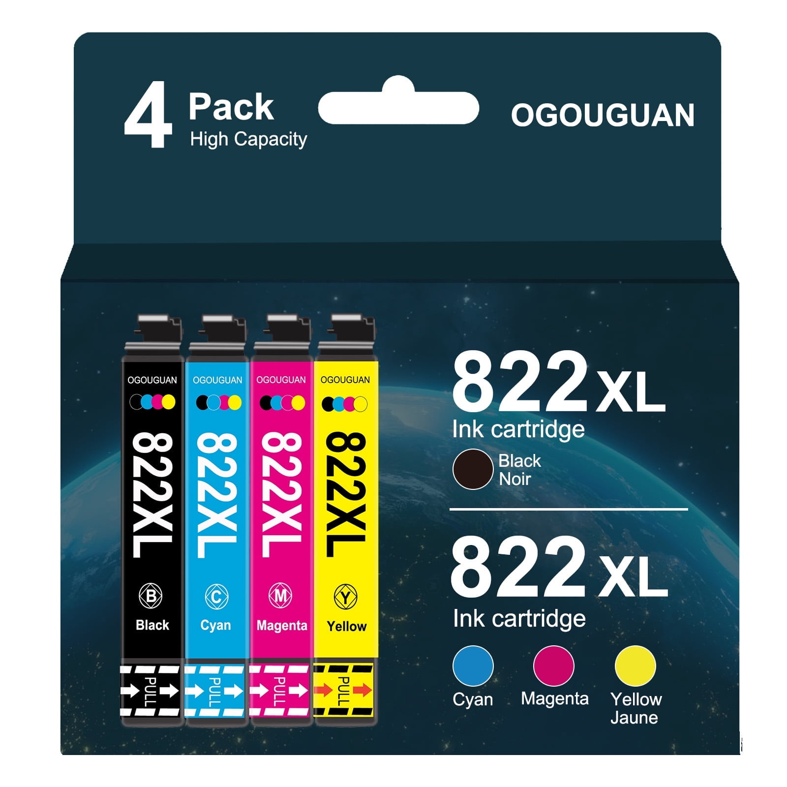 822 XL Ink Compatible for Epson 822 XL Ink Cartridges for Printers ...
