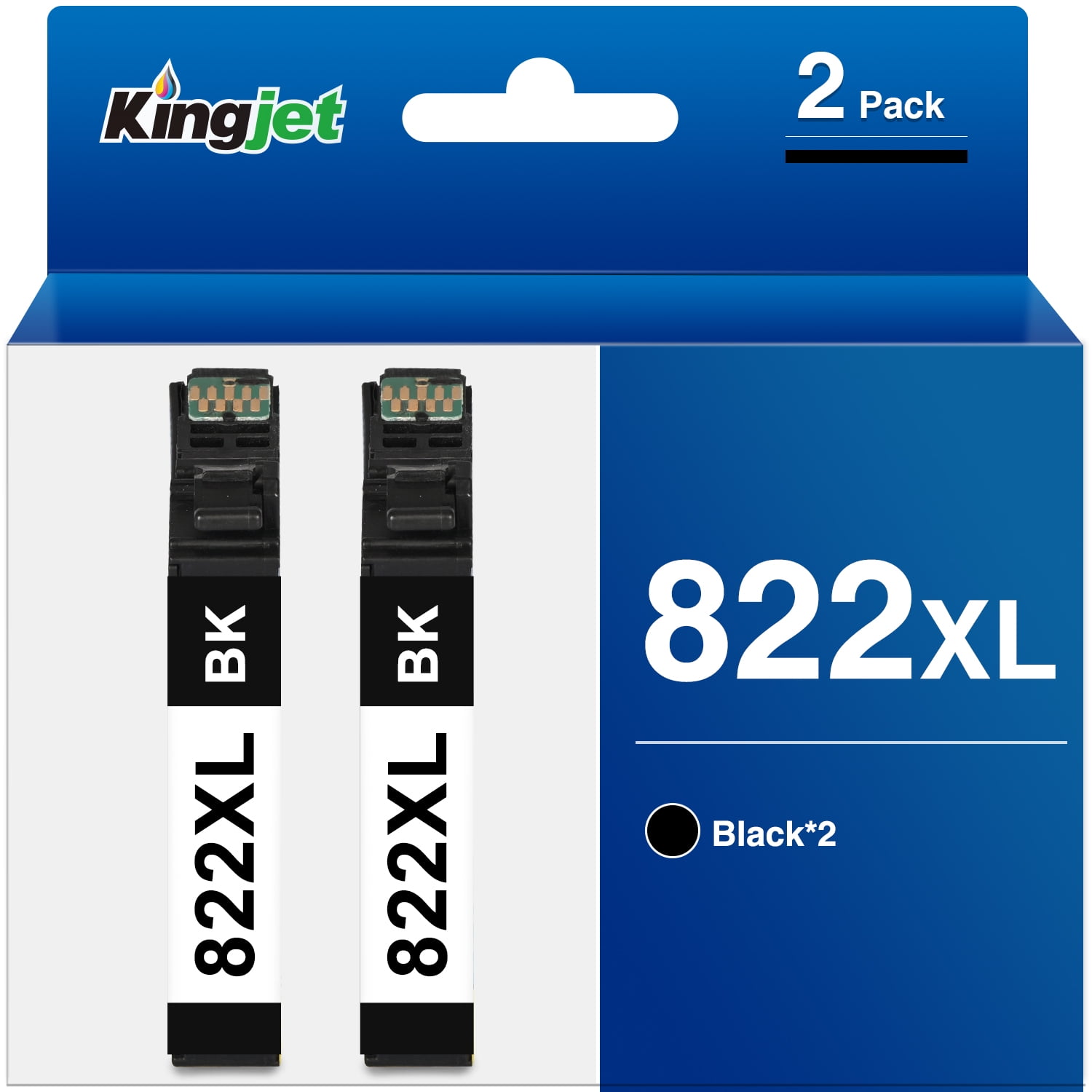 Epson 822XL Black Ink, High Yield, for Pro WF-3820/WF-4820/WF-4830/WF ...