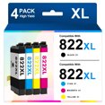 822XL Ink Cartridges Compatible for Epson 822XL 822 Printer Ink ...