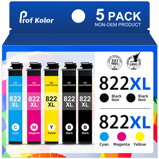 822XL Ink Cartridges Compatible for Epson 822 Ink Cartridges for Epson ...