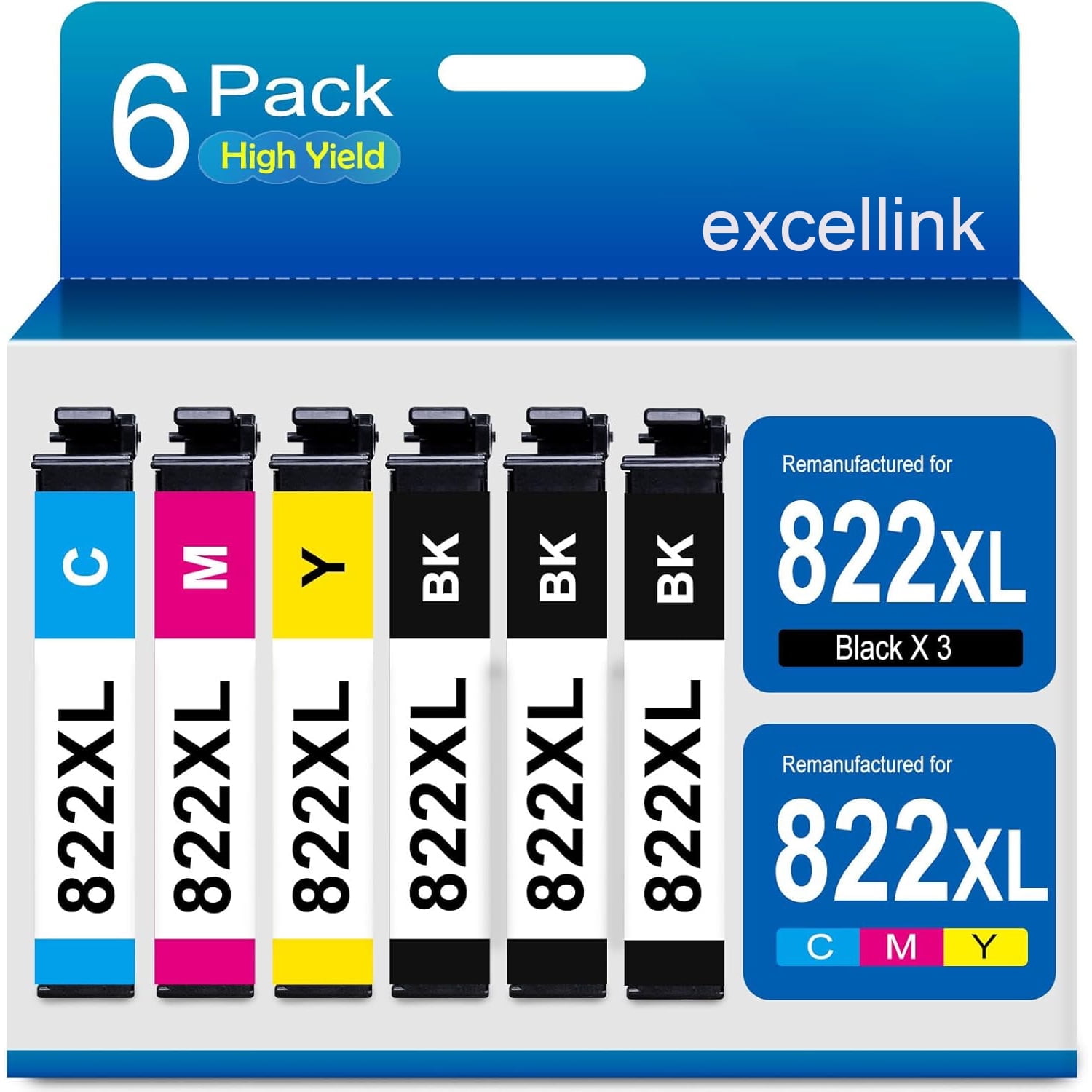 822XL Ink Cartridges Compatible for Epson 822XL Ink Cartridges Combo ...