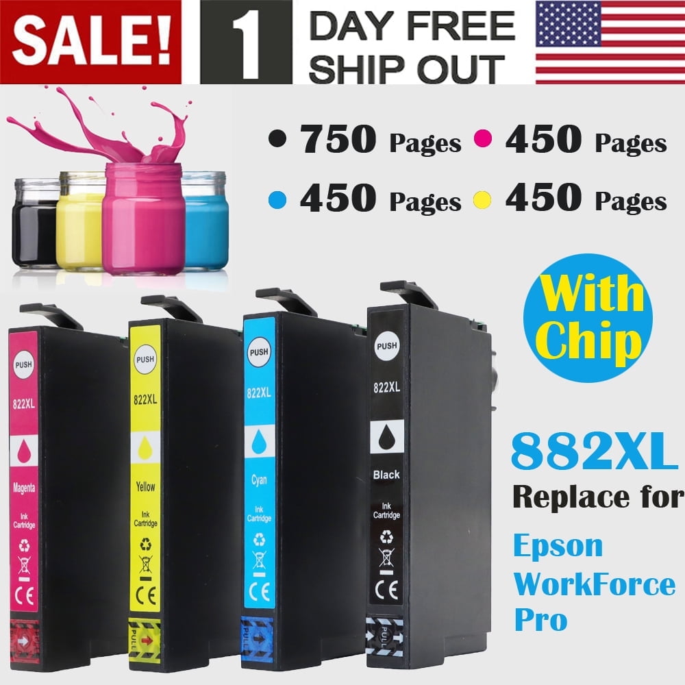 Epson 822XL High-Capacity Ink for WF-3820, WF-4820, WF-4830, WF-4834 ...