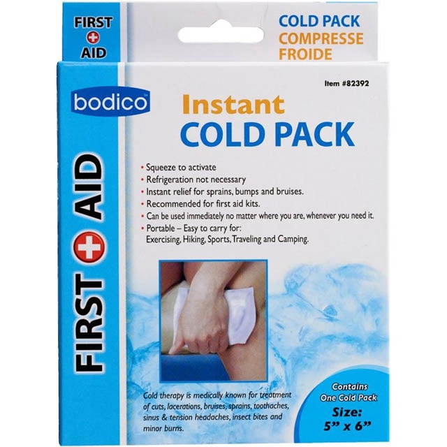 82392 - INSTANT COLD PACK 5X6 INCH - Walmart.com