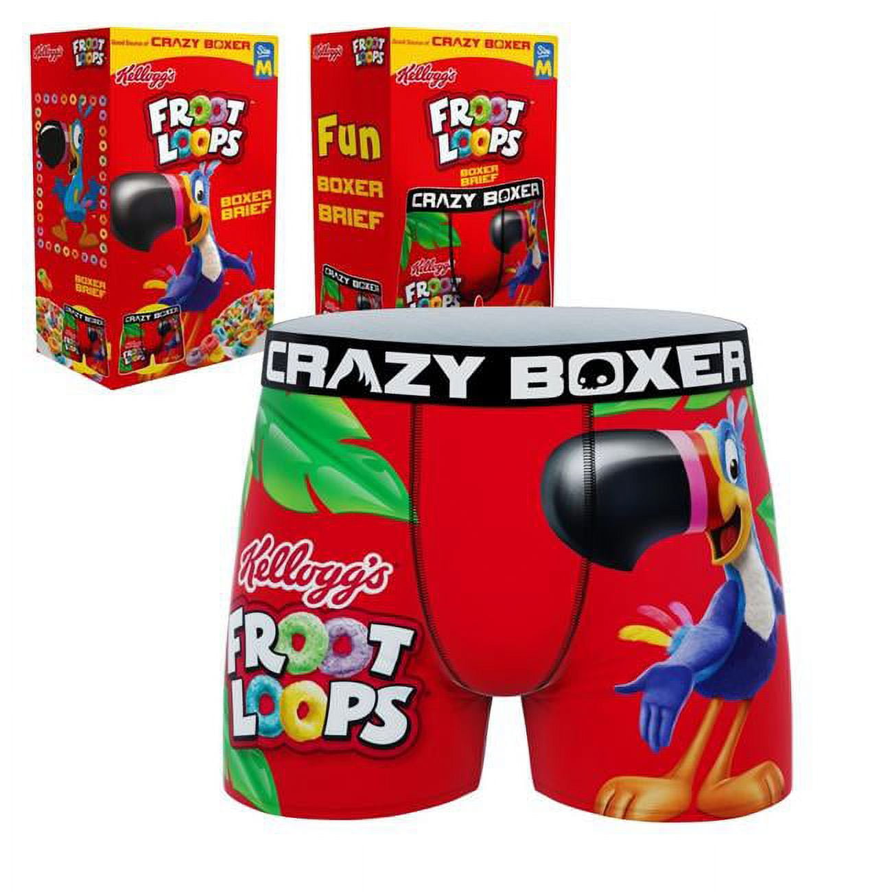 824181-large-36-38 Crazy Boxers Kelloggs Froot Loops Toucan Sam Boxer ...