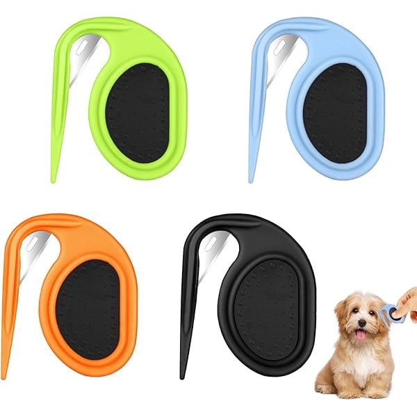 829 4pcs Pet Knotting Combs, Cat Knotting Detangler Comb with Stainless ...