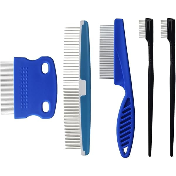 829 5Pcs Dog Eye Tear Stain Removal Combs Pet Grooming Kit,Comb for ...