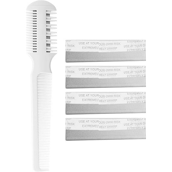 829 Pet Hair Trimmer Comb, Pet Hair Cutting Comb, Pet Split End Trimmer ...