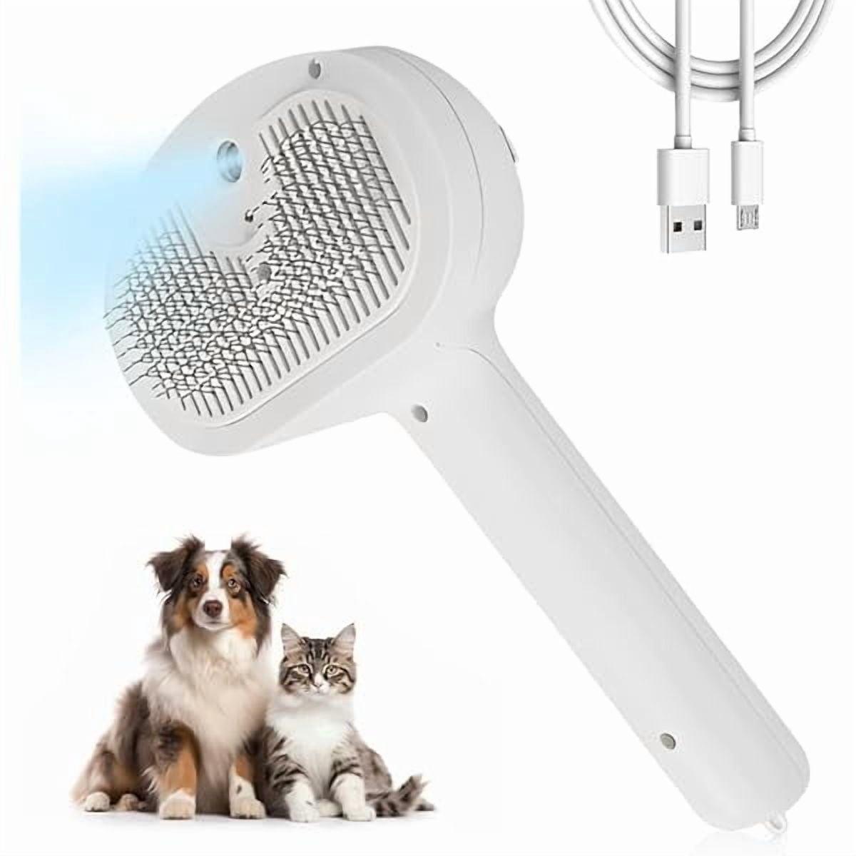 829 Pet Steam Groomer Brush, 2025 New 3 in 1 Cat Steam Brush, Anti ...
