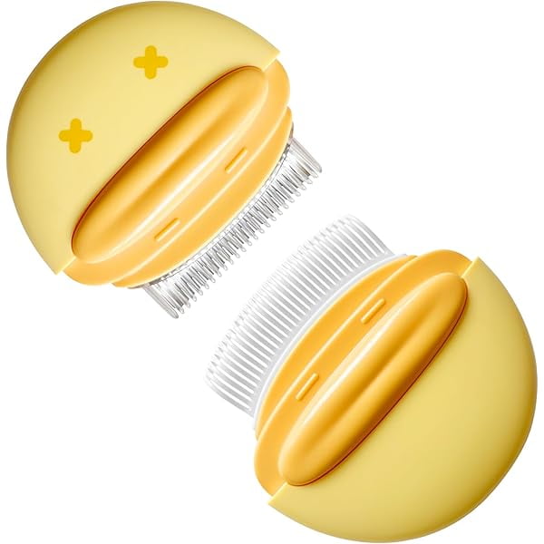829 Portable Pet Grooming Massaging Comb, Cat Hair Removal Deshedding ...