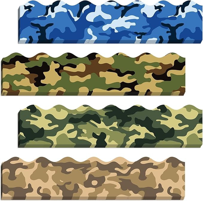 Army Camouflage Wallpaper Border