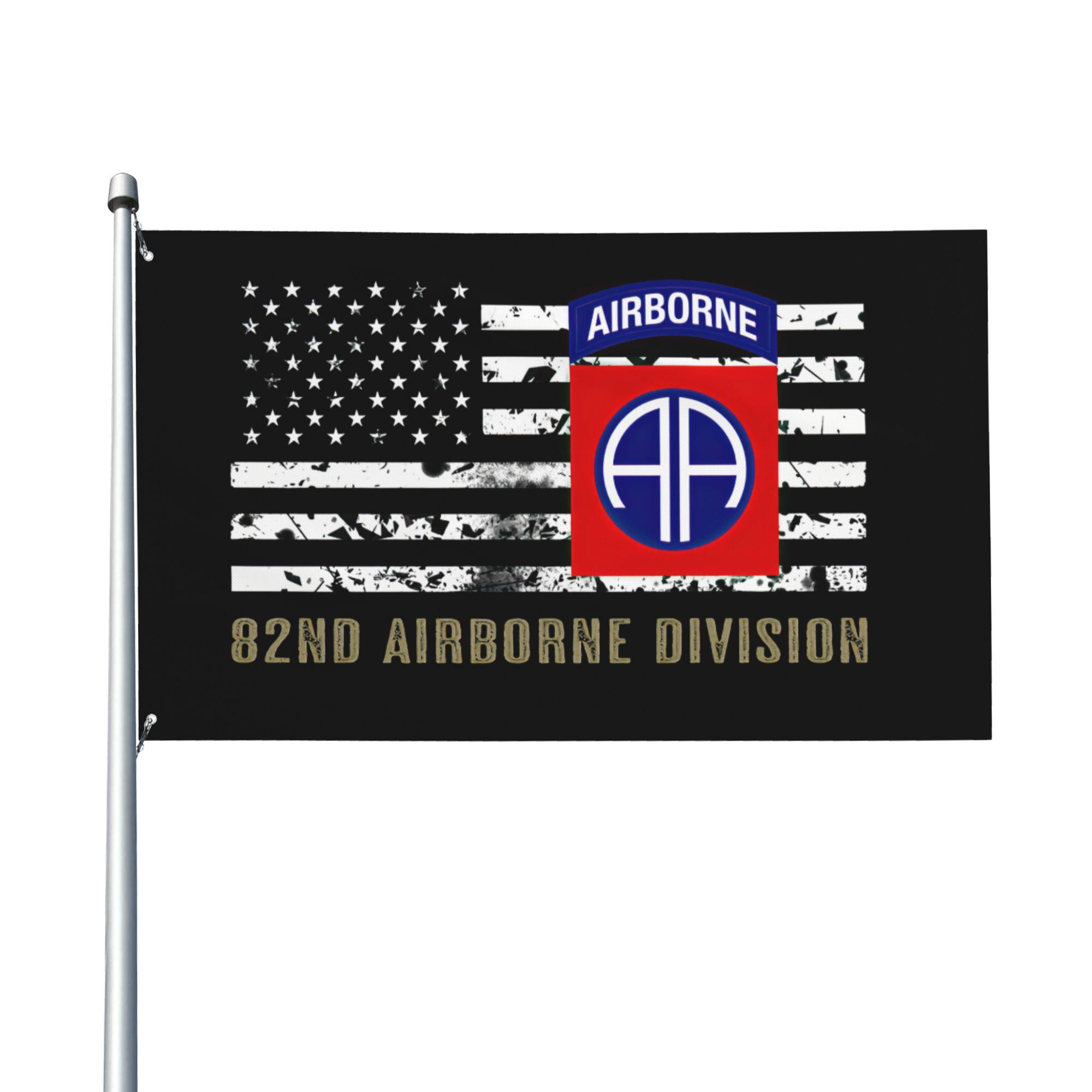 82Nd Airborne Division Flag Built For Outdoor Use America Banner Flags ...