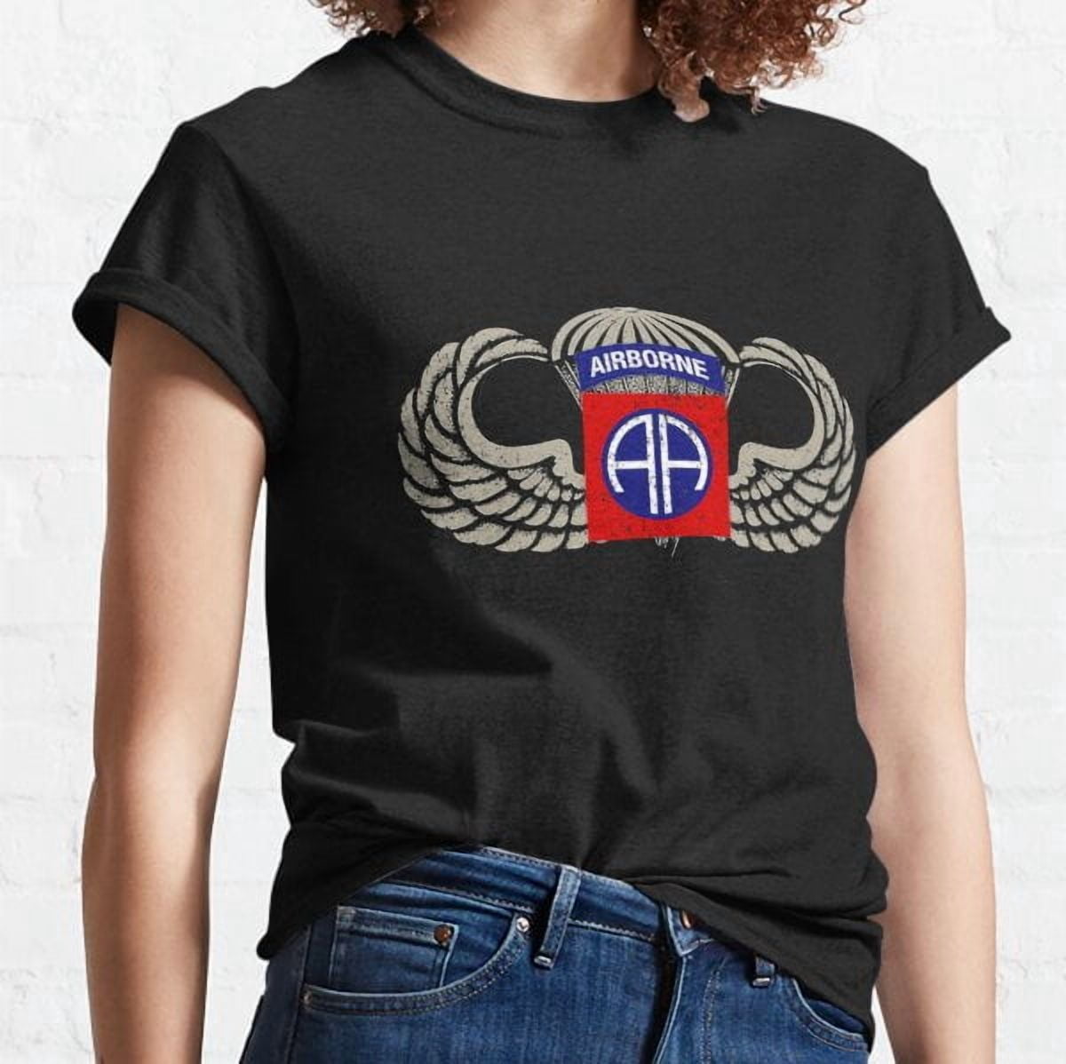 82Nd Airborne Division Paratrooper Classic T-shirt - Walmart.com