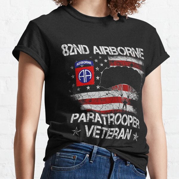 82Nd Airborne Paratrooper Classic T-shirt - Walmart.com
