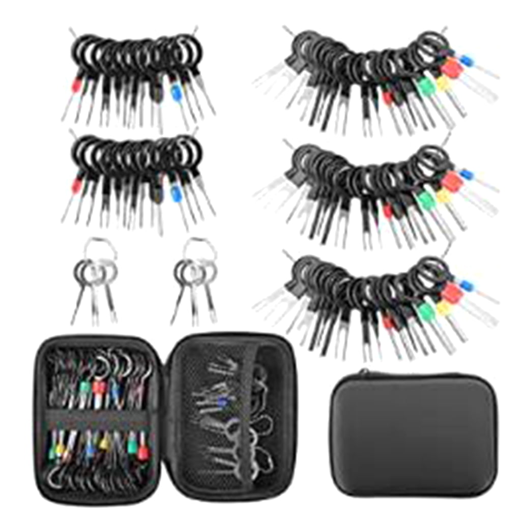 82PCS Car Terminal Removal Kit Wiring Crimp Connector Puller Repairing ...