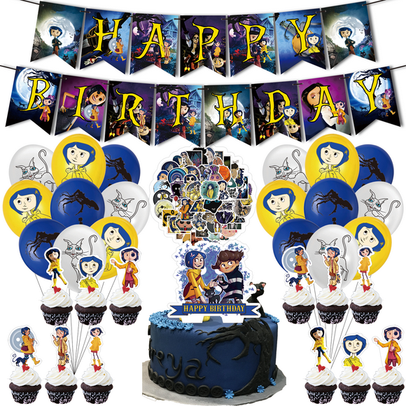 Coraline Birthday Theme Party Supplies