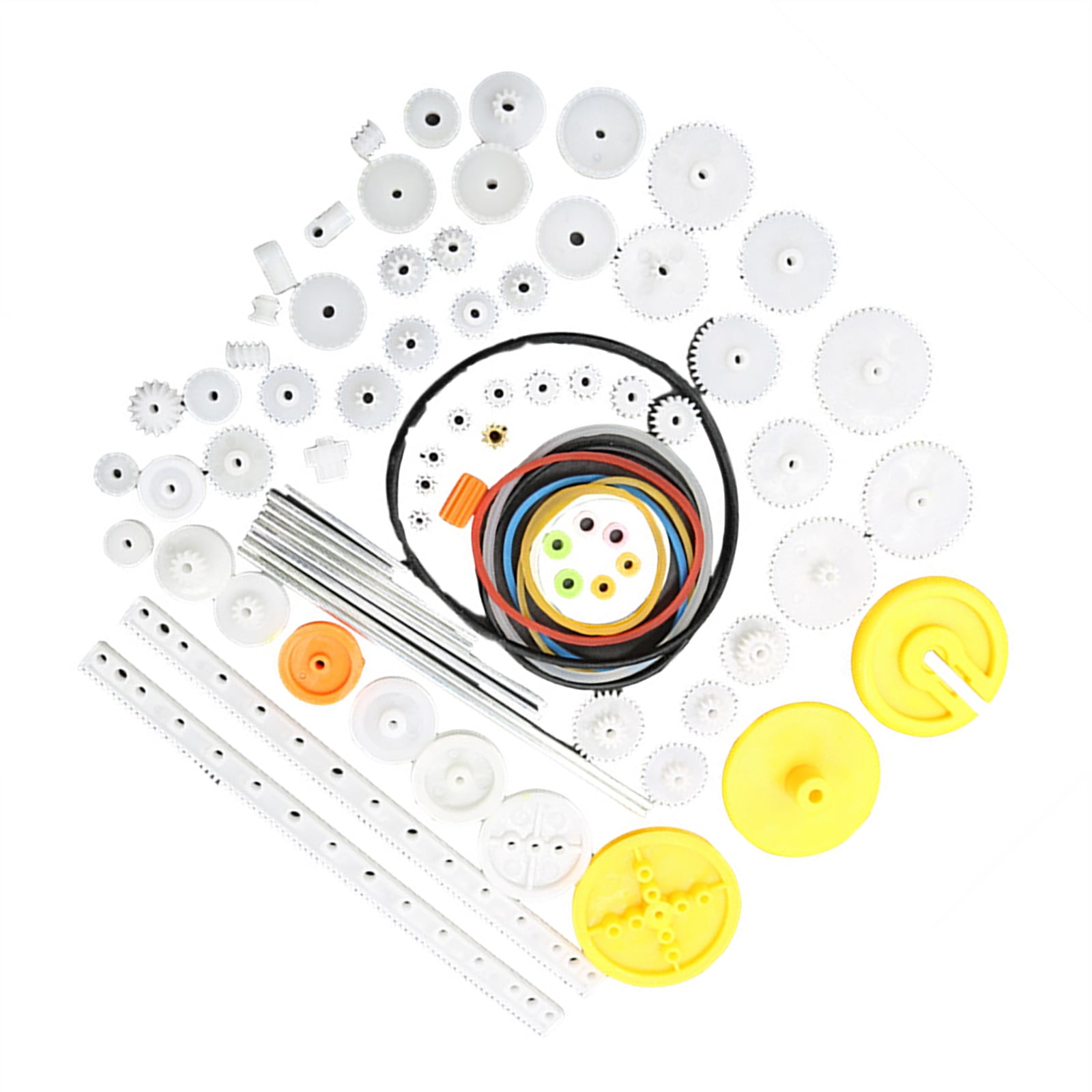 82Pcs Model Toy Gear Parts Kit Assorted Gear Types for DIY Projects ...