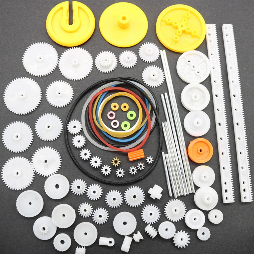 82Pcs Plastic Gears Set for DIY Toy Robot Model Kits - Walmart.com
