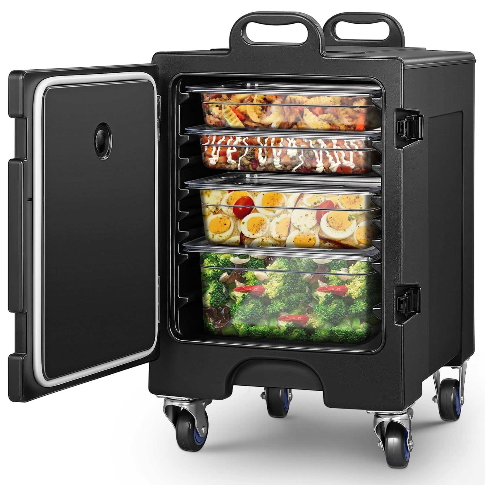 82Qt LLDPE Insulated Food Pan Carrier, Catering Hot Box Food Warmer w ...