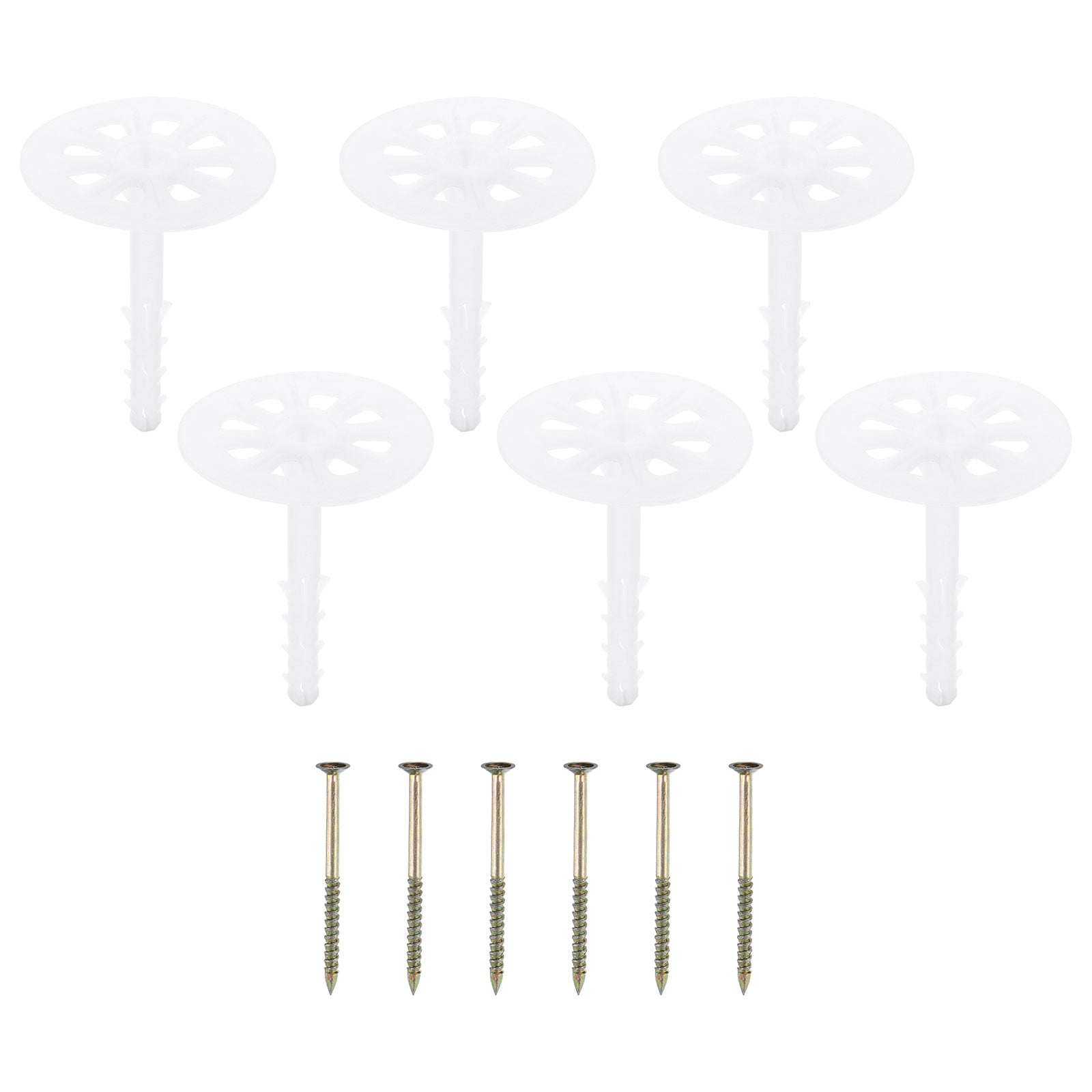 82mm Perforated Insulation Pins, 30 Pack Insulating Nails Plastic ...