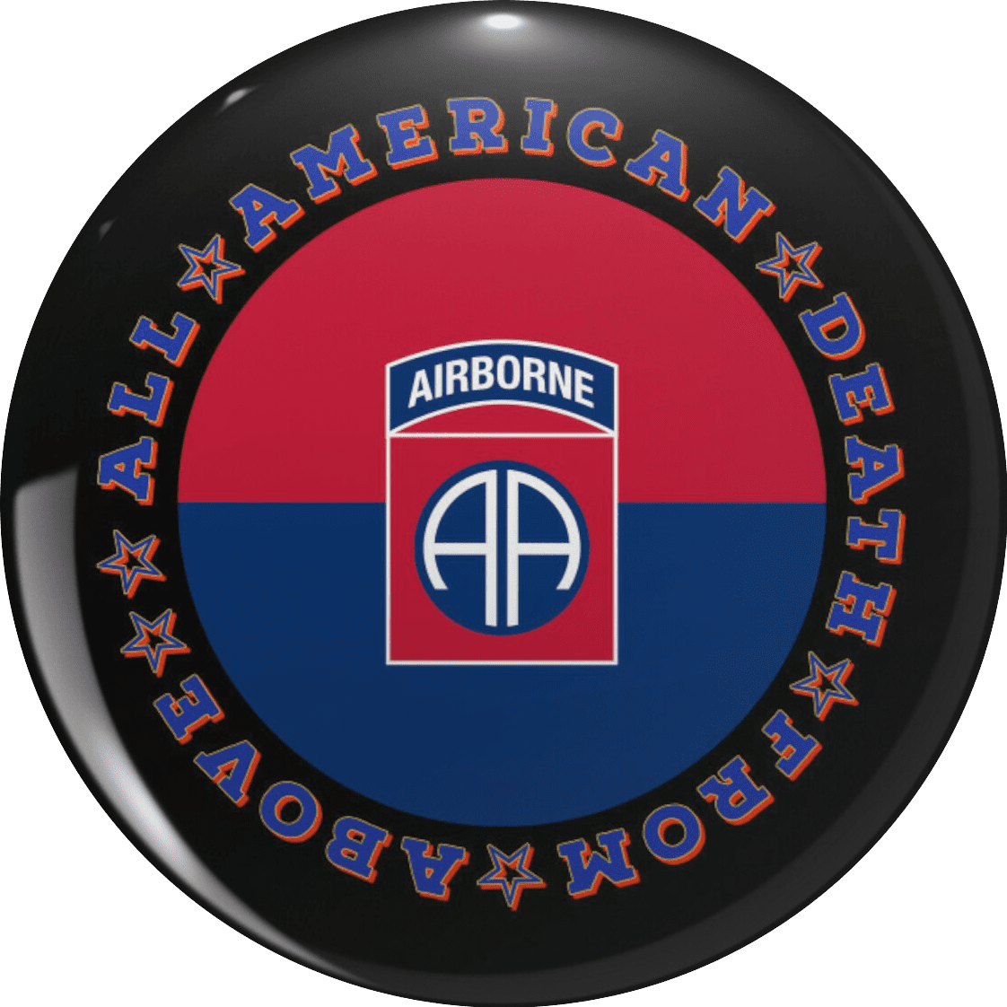 82nd Airborne All American Death From Above Emblem Pin Lapel Pin Brooch ...