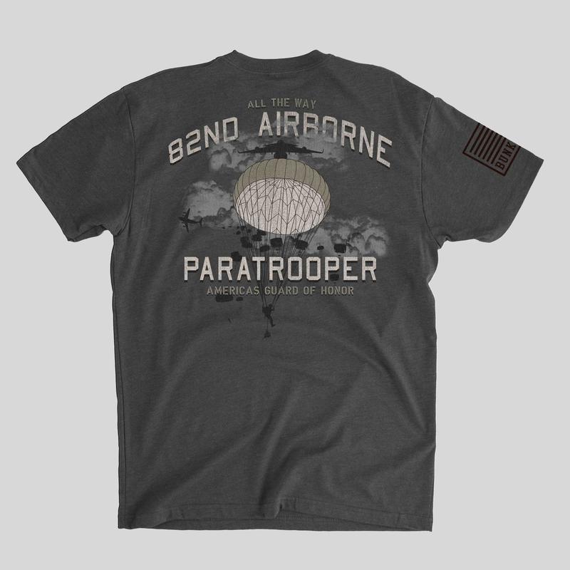 82nd Airborne Army Unisex Comfort Tee T Shirt, Color: Forest Green ...