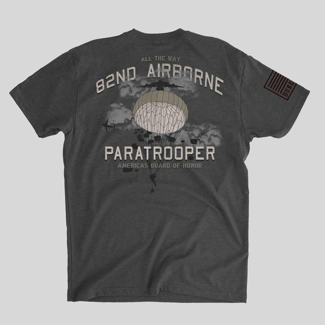 82nd Airborne Army Unisex Comfort Tee T Shirt, Color: Forest Green ...