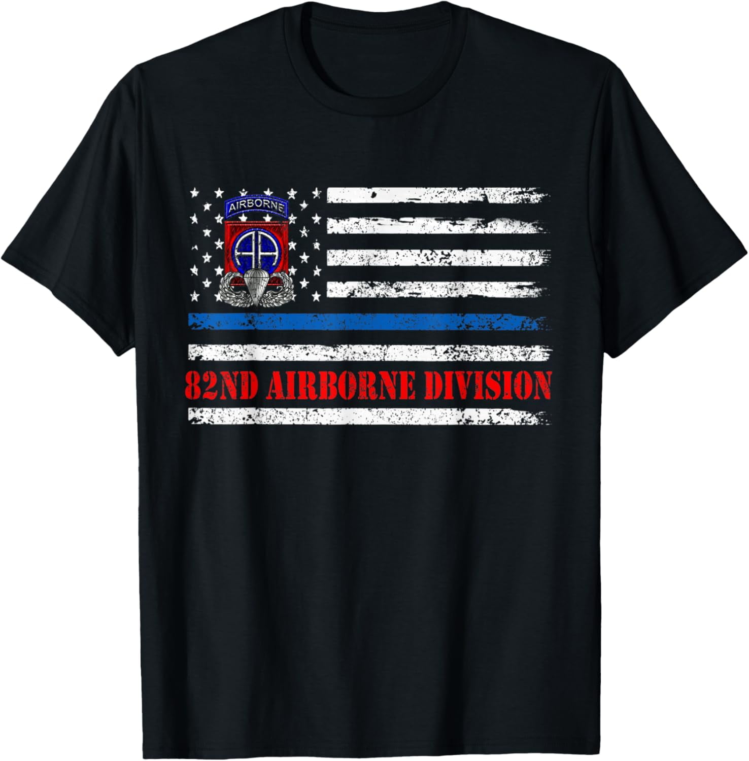 82nd Airborne Division Flag Tshirt, Veterans Day Gift T-ShirtMen's and ...