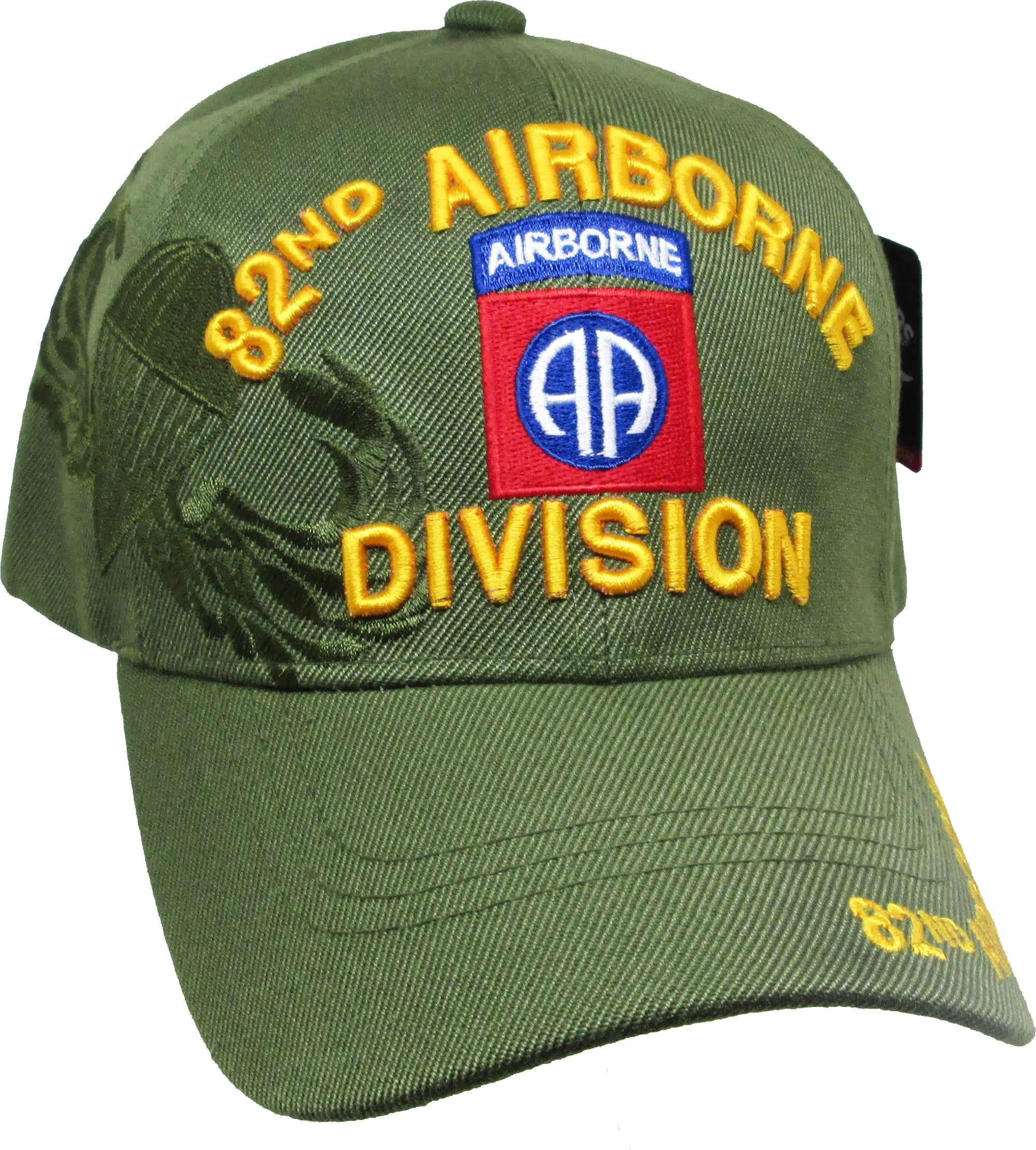 82nd Airborne Division Parachute Wings Shadow Mens Cap [Baseball Cap ...