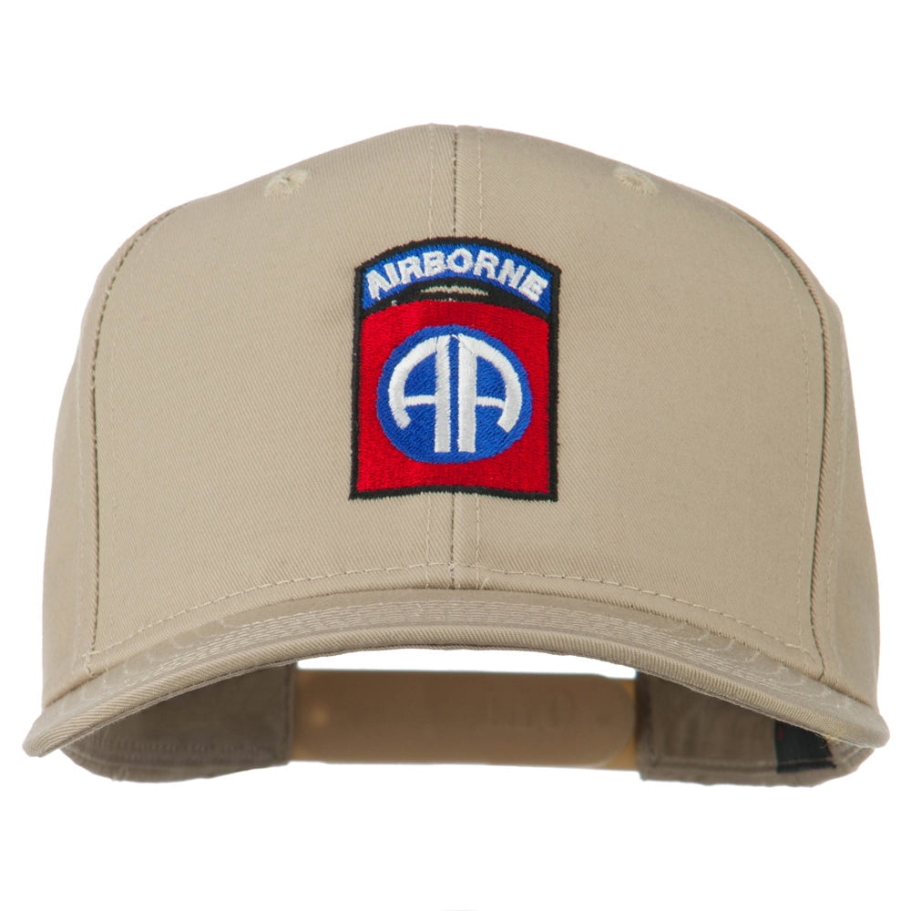 82nd Airborne Military Embroidered Cap - Khaki OSFM - Walmart.com