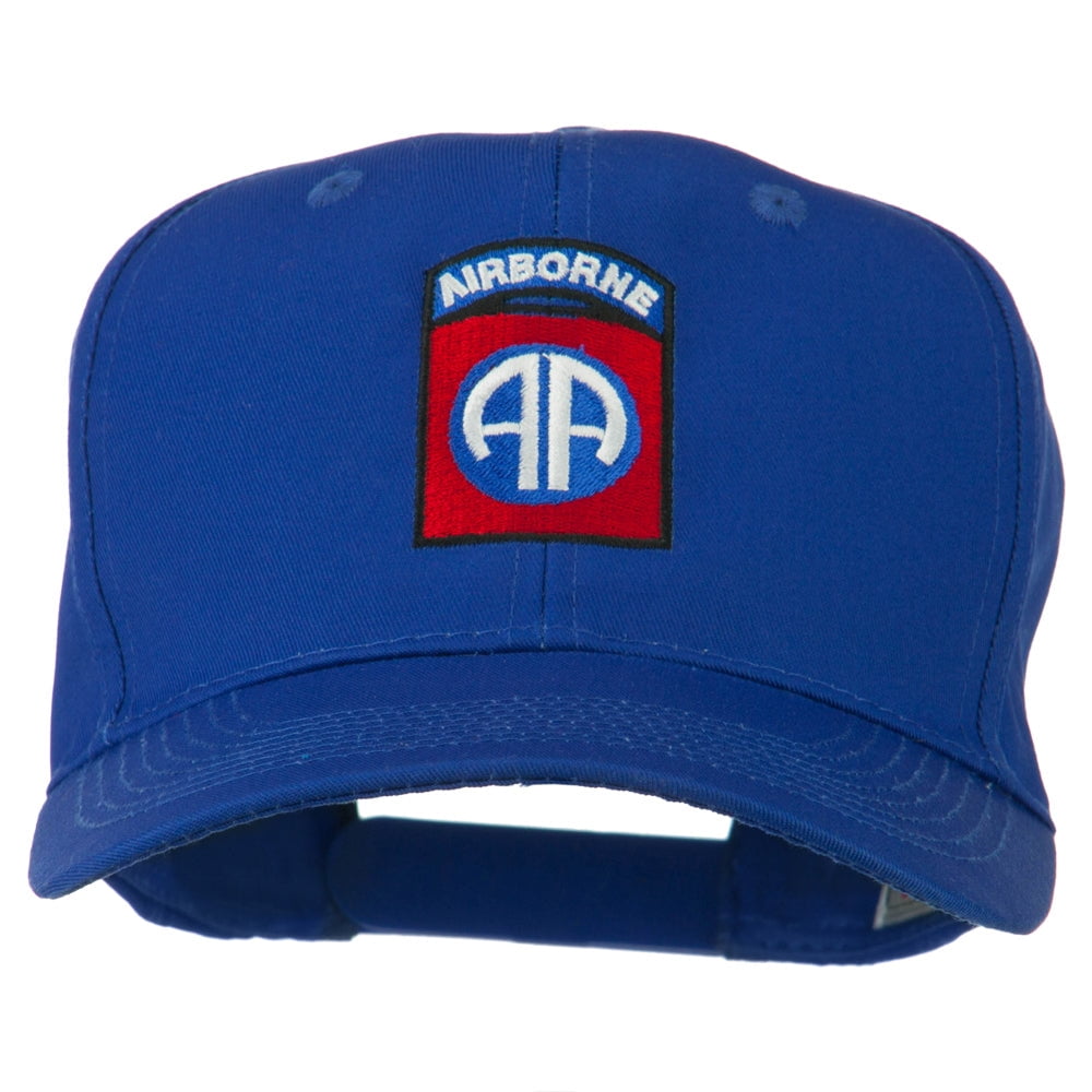 82nd Airborne Military Embroidered Cap - Royal OSFM - Walmart.com