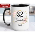 82nd Birthday Gift for Her Personalized 82 and Fabulous Gift for 82 ...