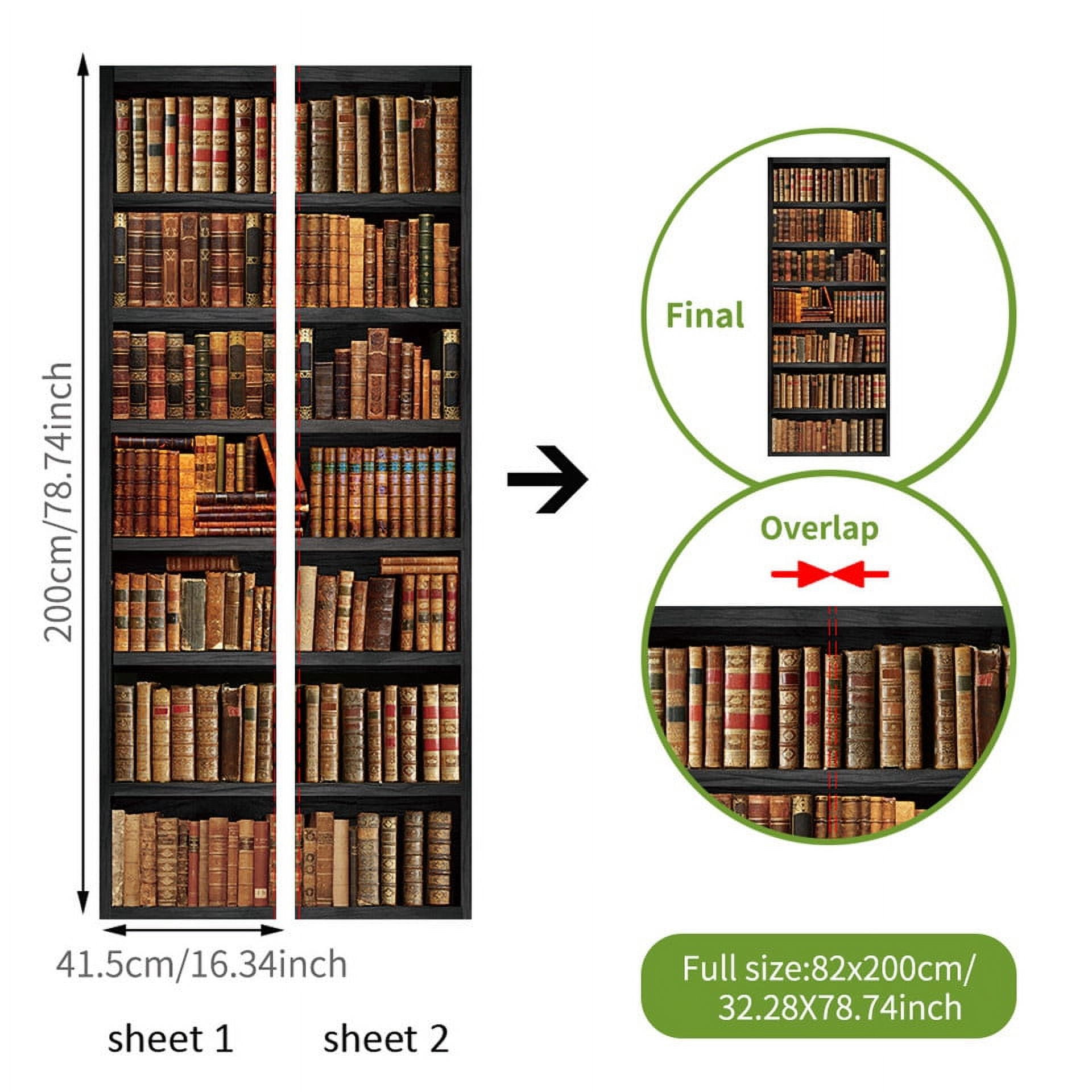 82x200cm Door ration Waterproof Wall Stickers Sweet Pink Rose Bedroom ...