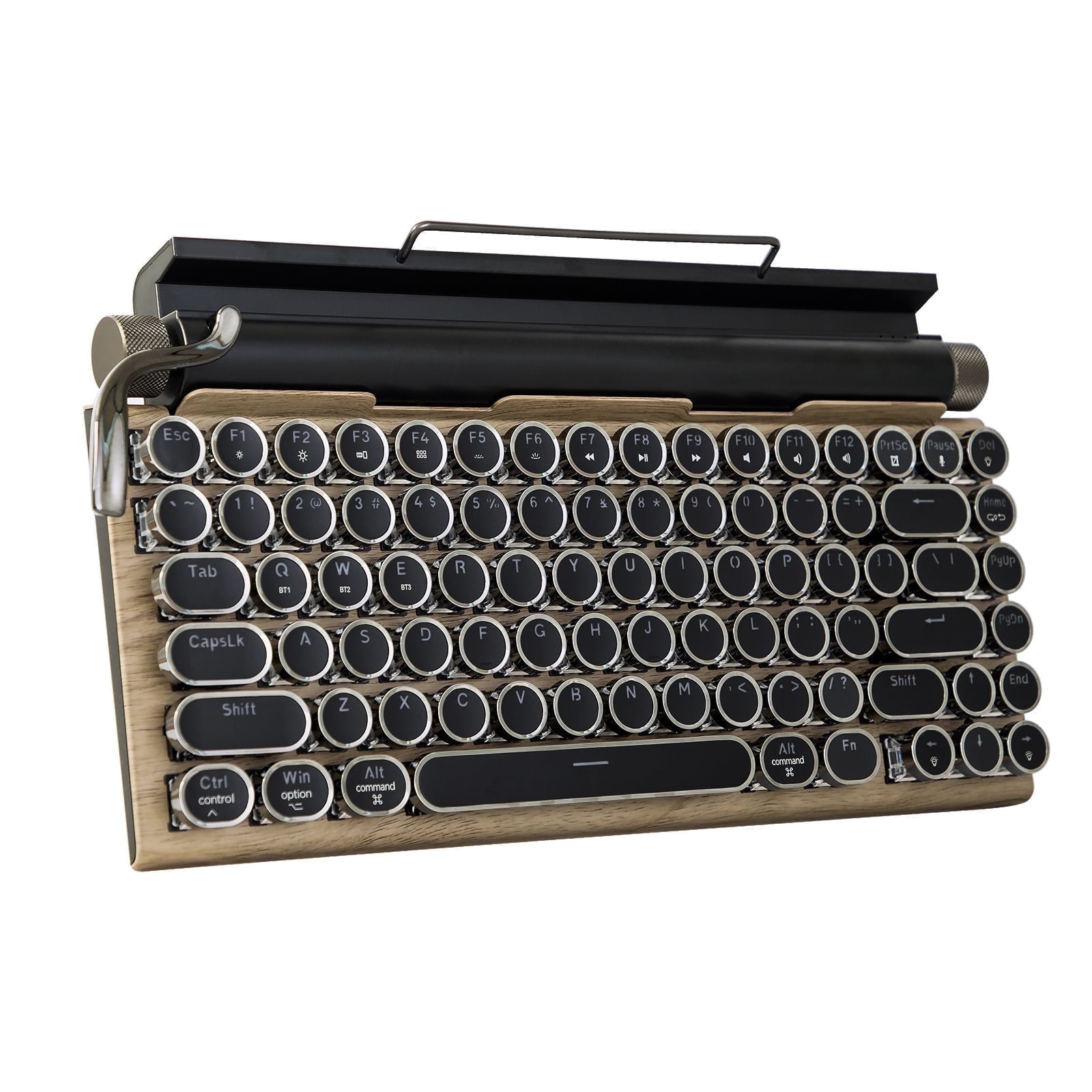 83-Key Retro Bluetooth Wireless Mechanical Typewriter, Ergonomic, Multi ...