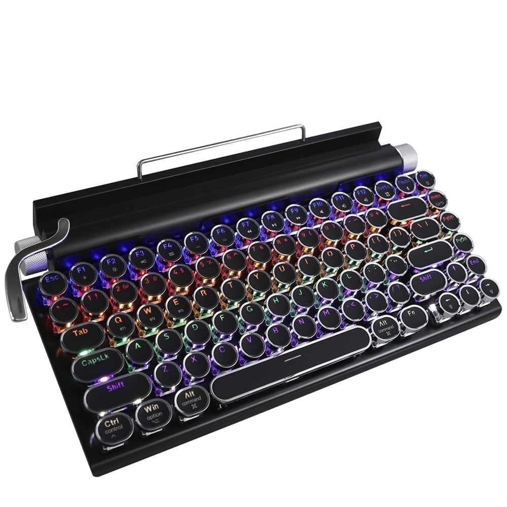 83 - Key Retro Dot Typewriter Mechanical Keyboard for Phone, Tablet ...