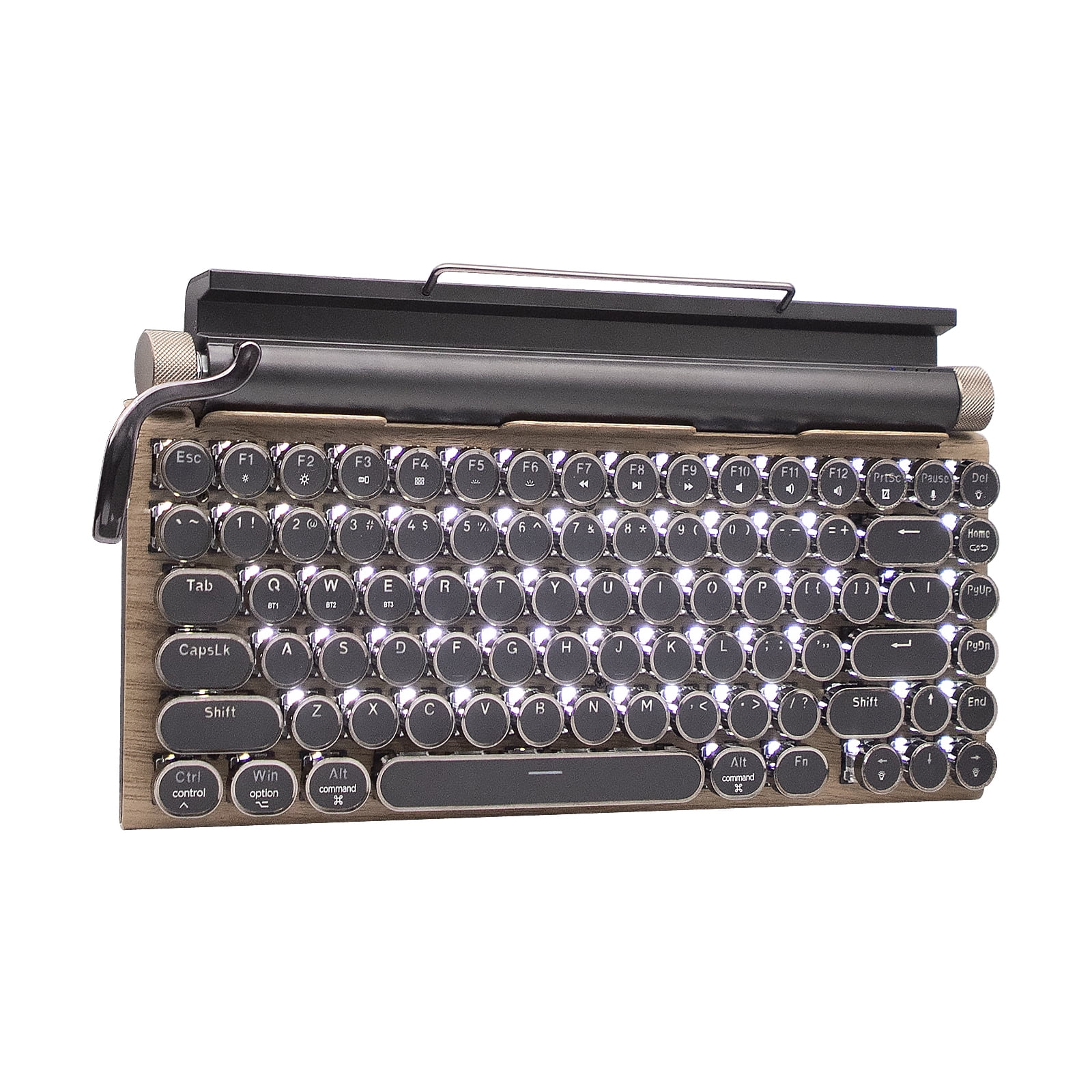83 - Key Retro Dot Typewriter Mechanical Keyboard for Phone, Tablet ...