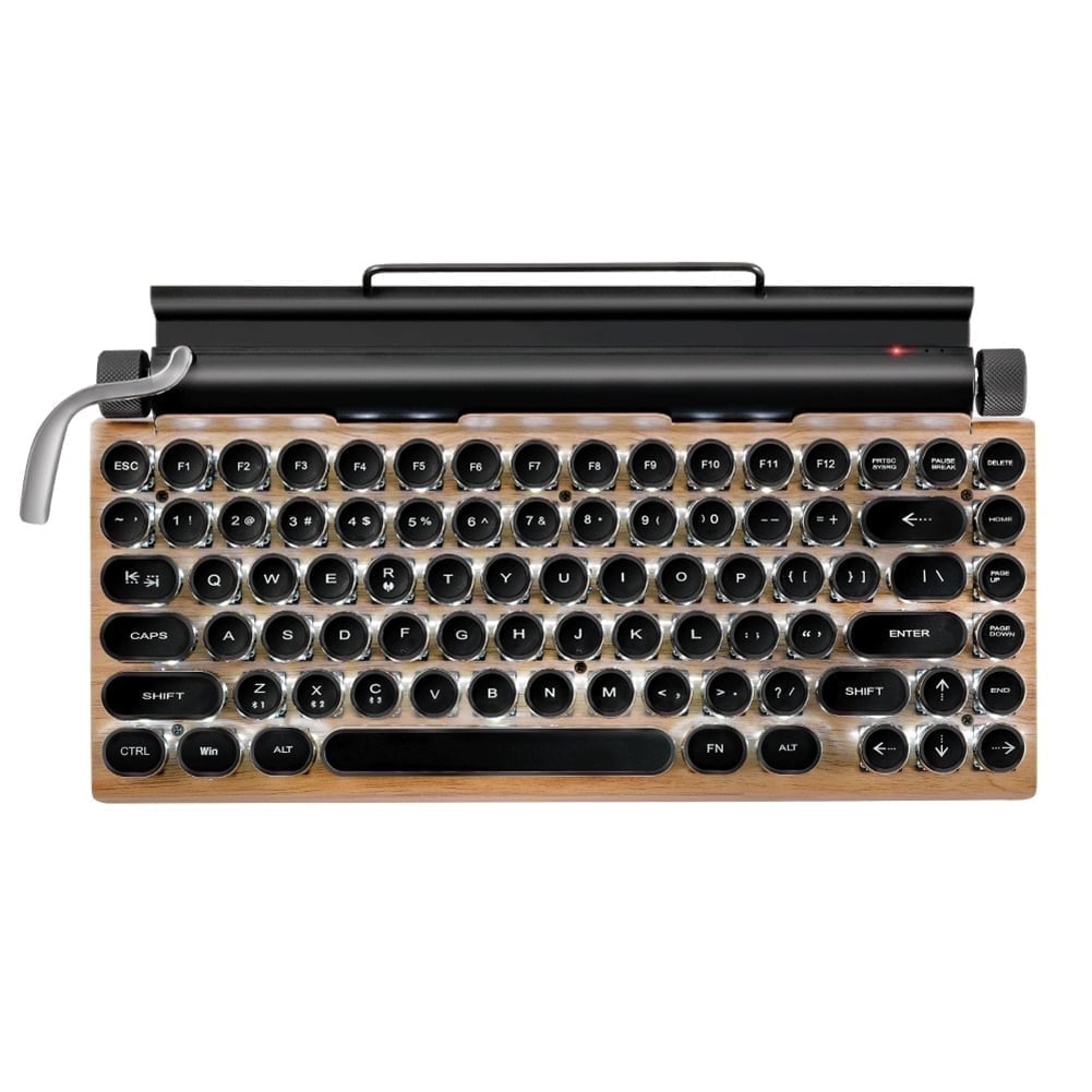 83 - Key Retro Dot Typewriter Mechanical Keyboard for Phone, Tablet ...