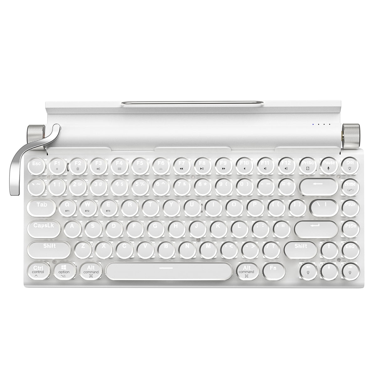 83-Key Retro Mechanical Keyboard,Dot Typewriter Mechanical Wireless ...
