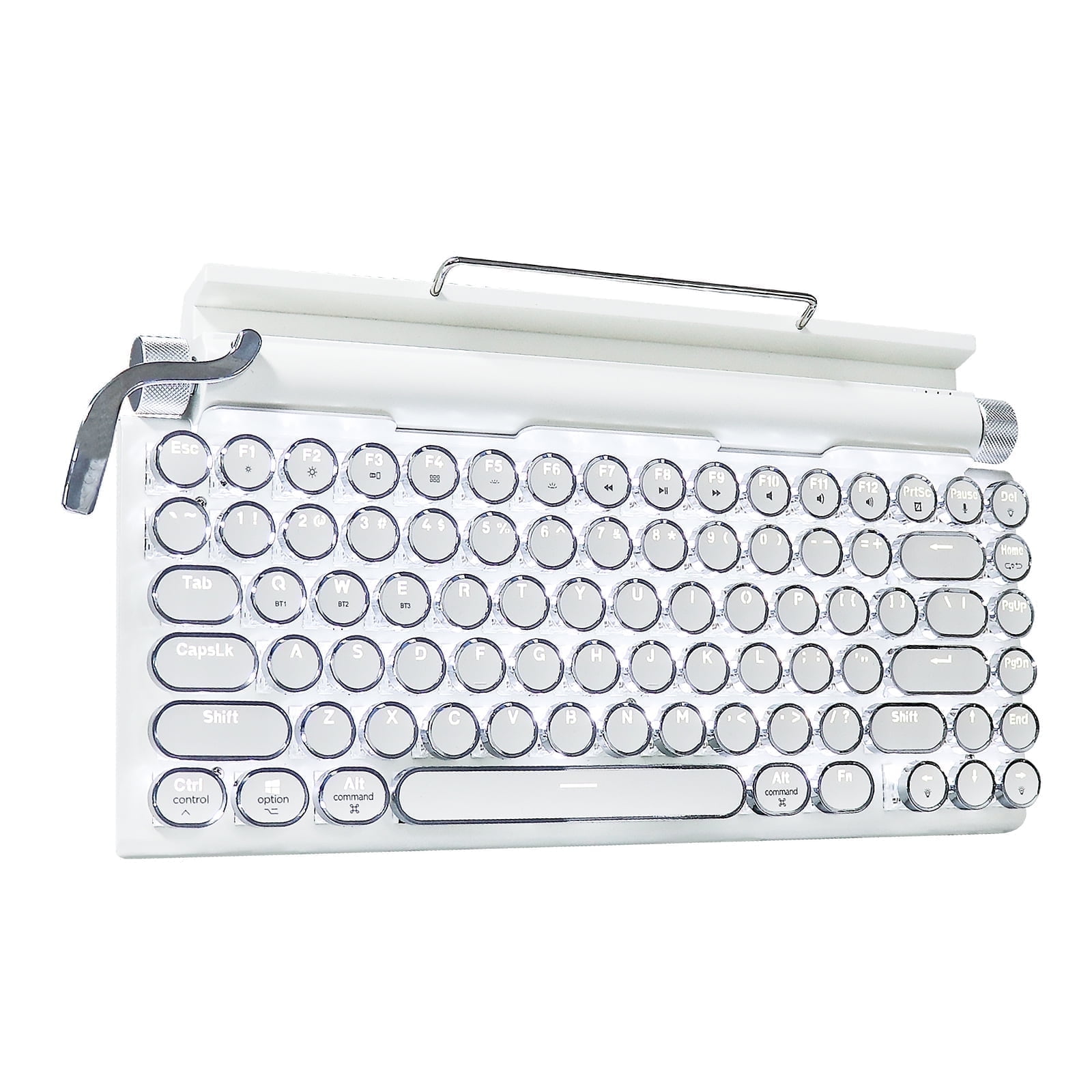 83-Key Retro Mechanical Typewriter, Ergonomic Keyboards, Bluetooth ...